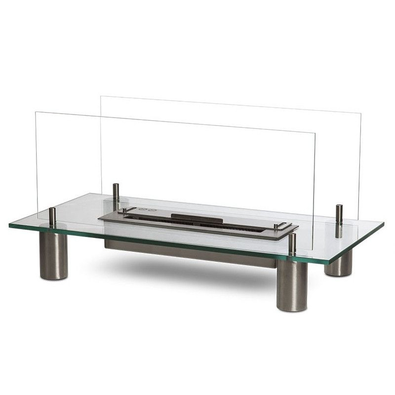 Glass dejlig gulv biopejs - Ildstedbutikken